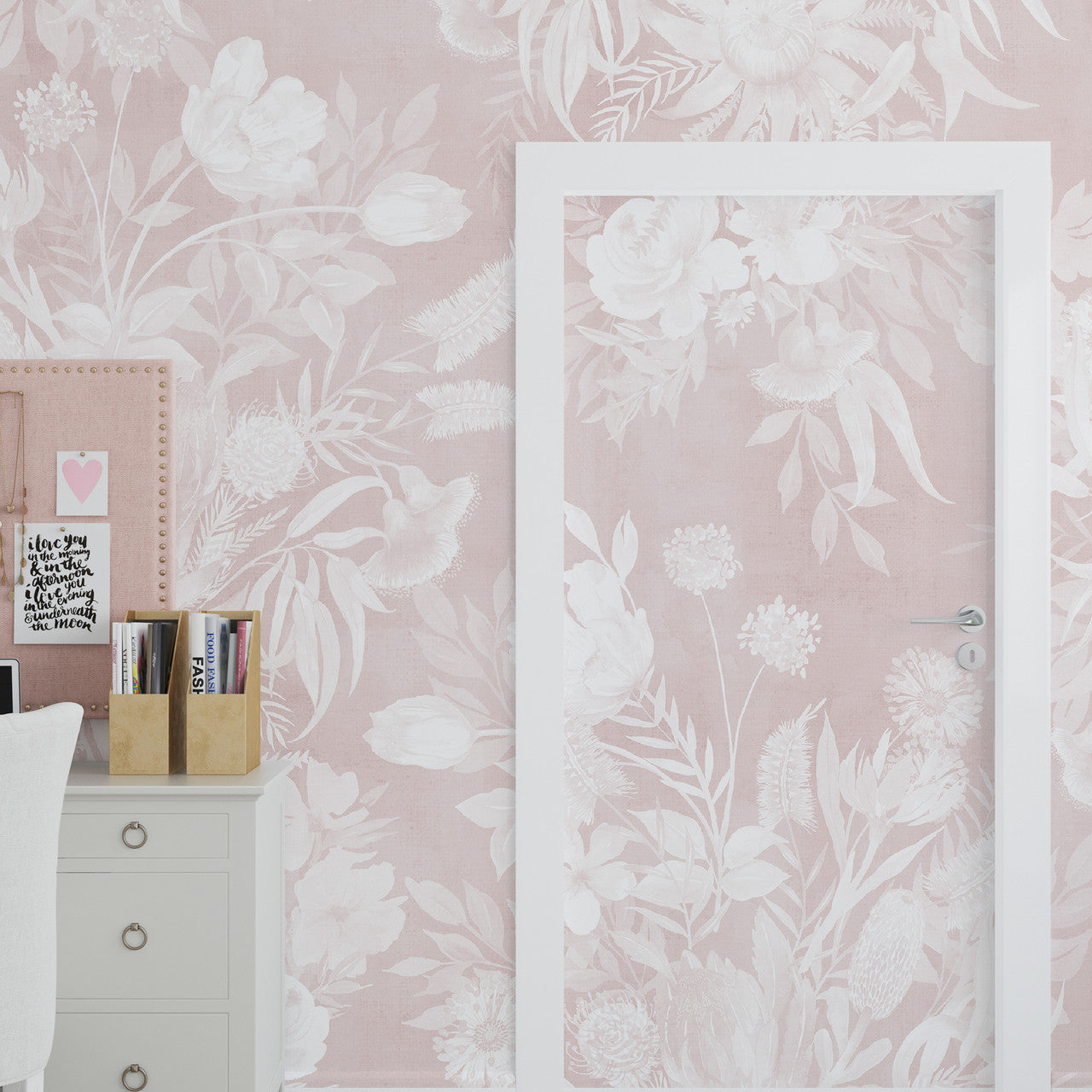 Allyra Wallpaper - Blush – House of Edward