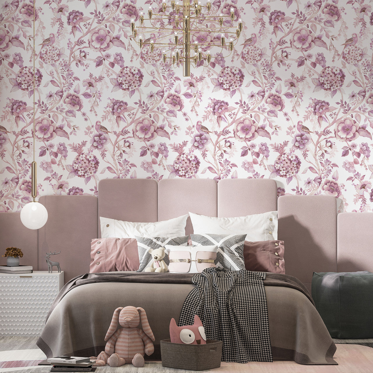 Emilina Wallpaper - Blush – House of Edward