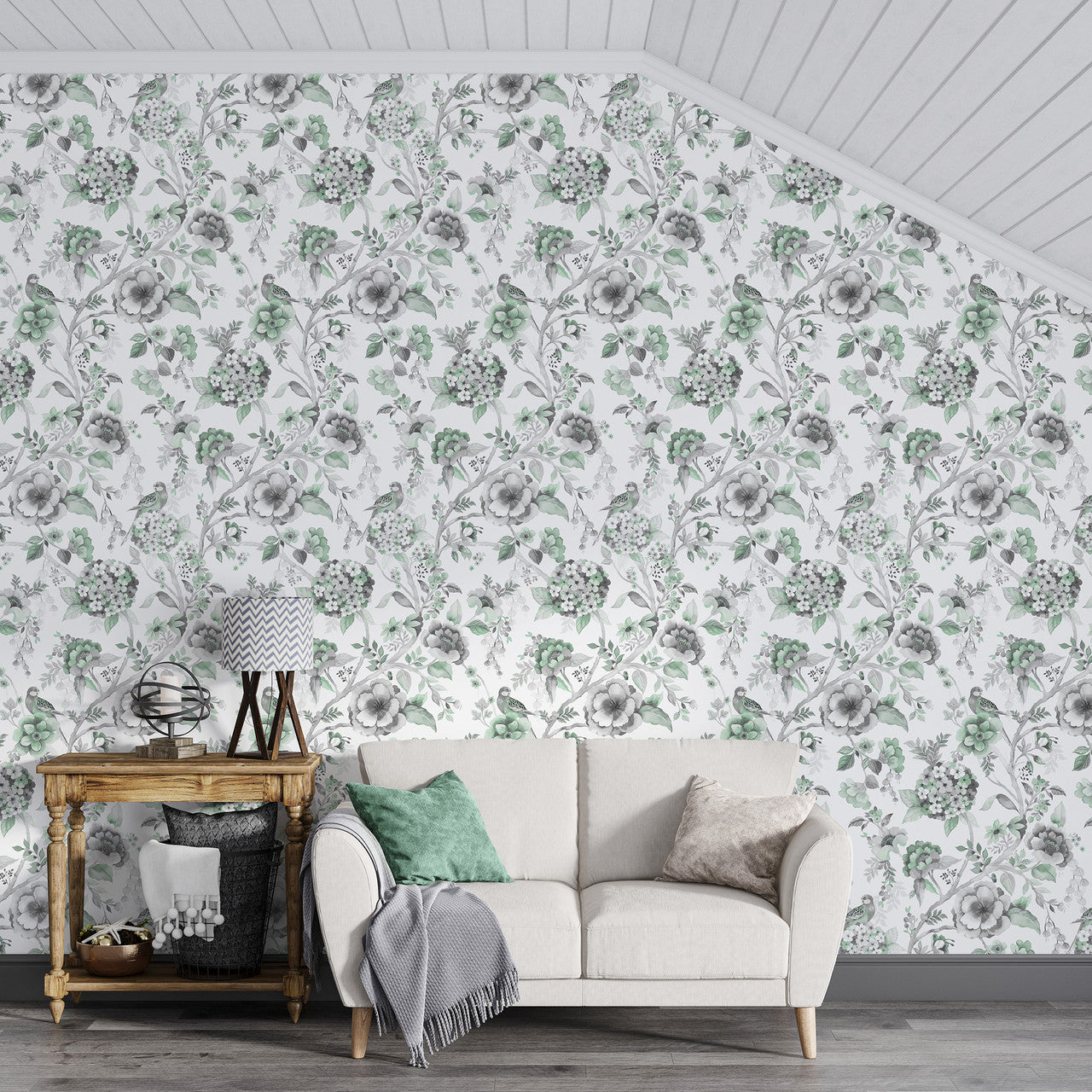Emilina Wallpaper - Celadon – House of Edward